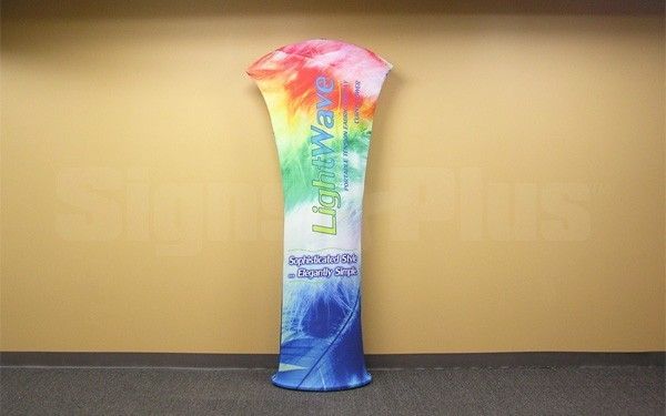 "LightWave II" Curved Tower Tension Fabric Display - Complete Kit ...