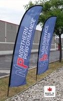 Promo Flag 10 ft feather flag promotional flying advertising banner